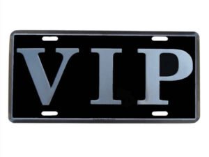 Embossed Aluminum License Plates Design